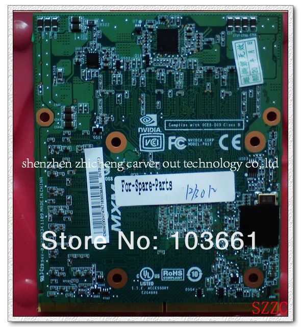 Купить wdxvh видео карта для dell alienware m15x m17x nvidia geforce gtx 260m g92-751-b1 mxm 3 ...