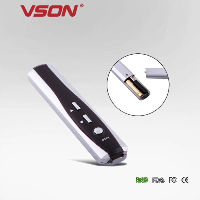 china new wireless presenter with long control distance laser pointer-VSON