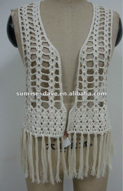 Como tejer un chaleco a ganchillo - Imagui