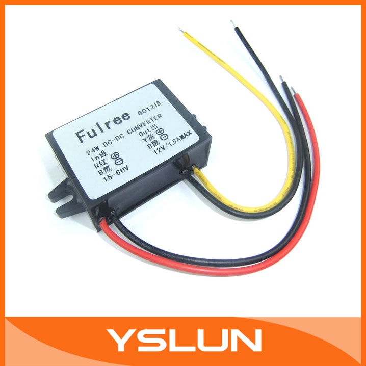 Купить 20 шт/много автомобилей мощность питания dc 15В 55v до 12v 1.5A ...