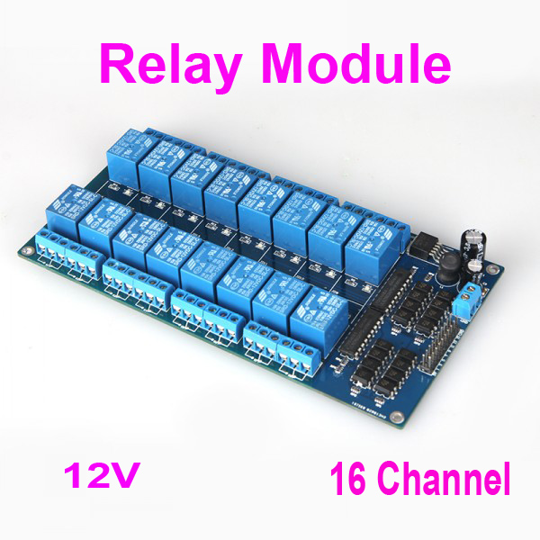 Купить 16 канальный 12v активный низкий релейная плата модуль для