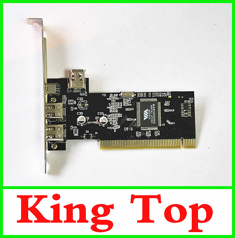 Купить FireWire ieee 1394 контроллер карты адаптера pci 3 + 1 портов ...