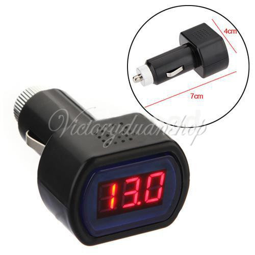 Купить Мини-dc 12v 24v автомобиль цифровой led двигатель аккумулятор ...