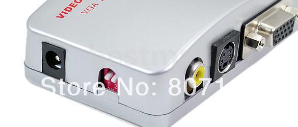 Купить новый универсальный ПК vga-tv av rca сигнал адаптер конвертер ...