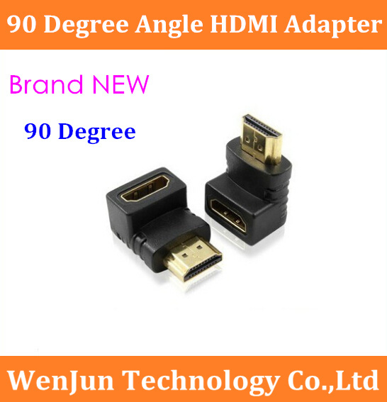 Купить 90 градусов угол hdmi кабель расширения hdmi конвертер адаптер ...