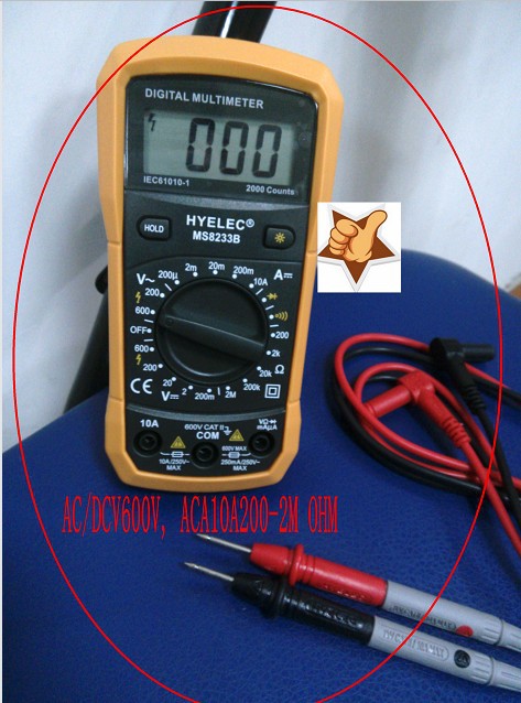 Купить цифровой мультиметр ms8233b профессиональный ac индикатор напряжения в интернет-магазине ...