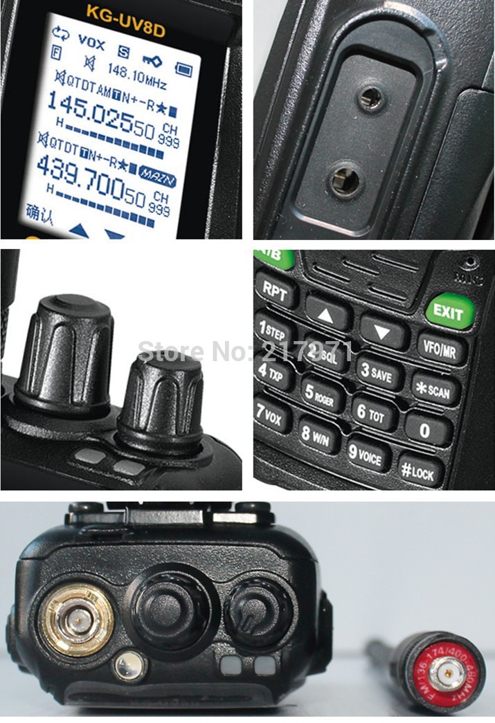 Купить 2014new wouxun kg-uv8d 136-174 & 400-480 двухдиапазонные портативные любительские ...