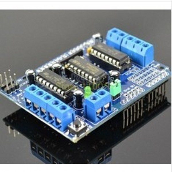 Купить большой скидкой 20pcslot двигателя L293d щит для Arduino