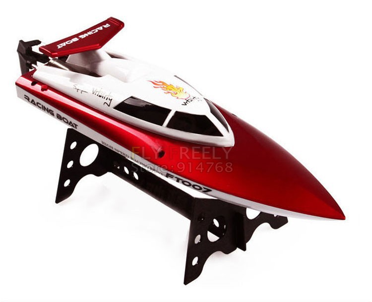 Купить Новый ft007 2.4g rtf rc лодки высокой скорости пульт ...