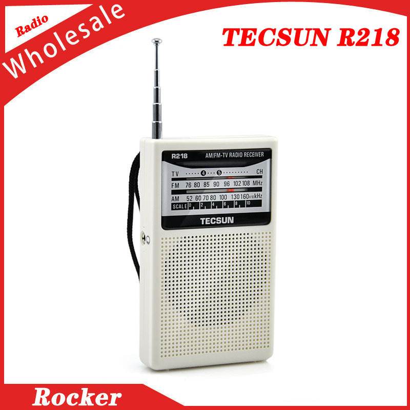 Купить TECSUN бренда r-218 fm/am/tv звука Портативный радиоприемник в ...