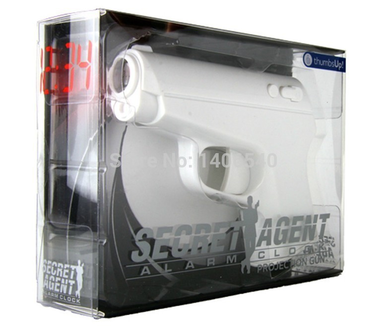 Купить секретный агент проекционные часы будильник, часы пистолет форму ...