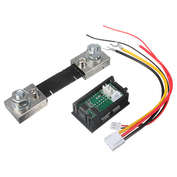 Купить 2 в 1 вольт ампер метр 0-100В двойной дисплей 100А цифровой ...