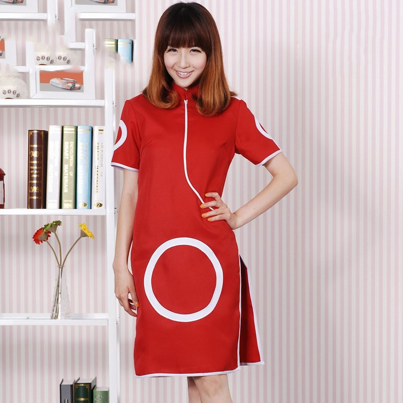 Купить Наруто Сакура Харуно косплей костюмы Мода наряд женщин красный ...