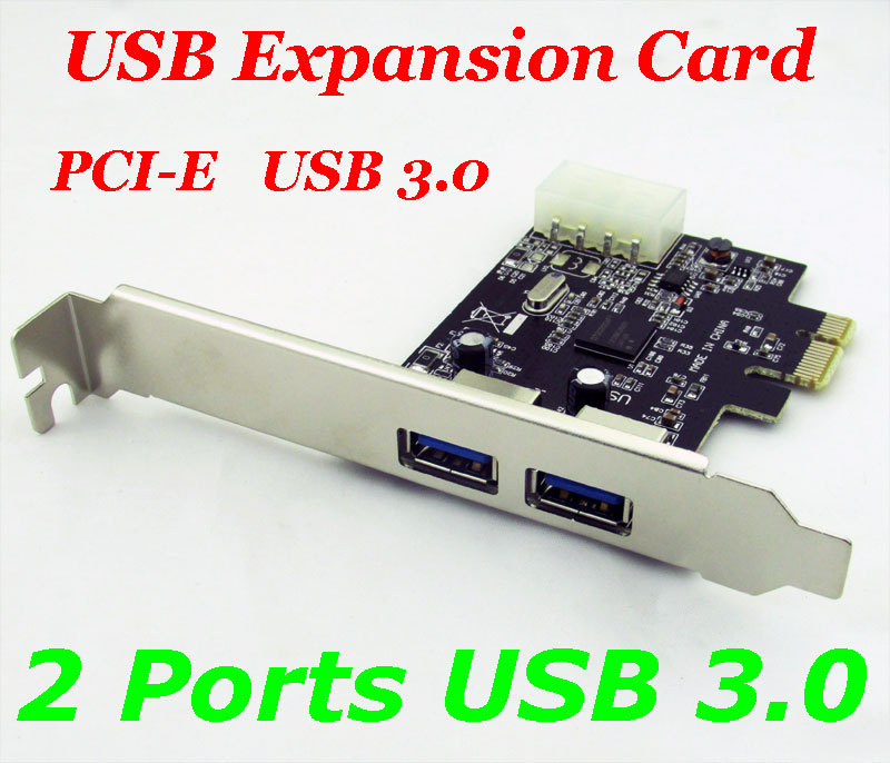 Купить новые 2 порта usb 3.0 pci-e расширения карты pci express card ...