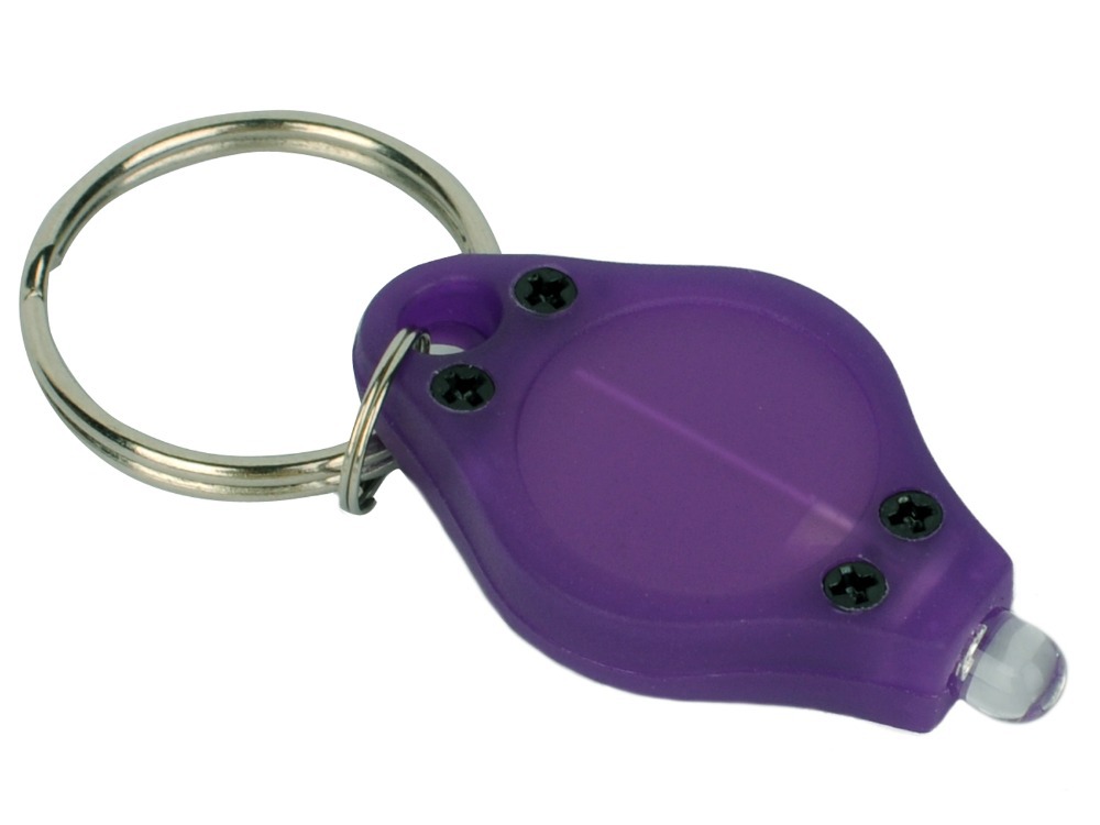 Купить фиолетовый УФ привели фонарик мини-брелок идентификатор валюты ...