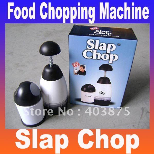 Купить Новый пощечину Чоп пищевой измельчитель машины Терка Чоп, овощей Чоппер, slapchop чеснок ...