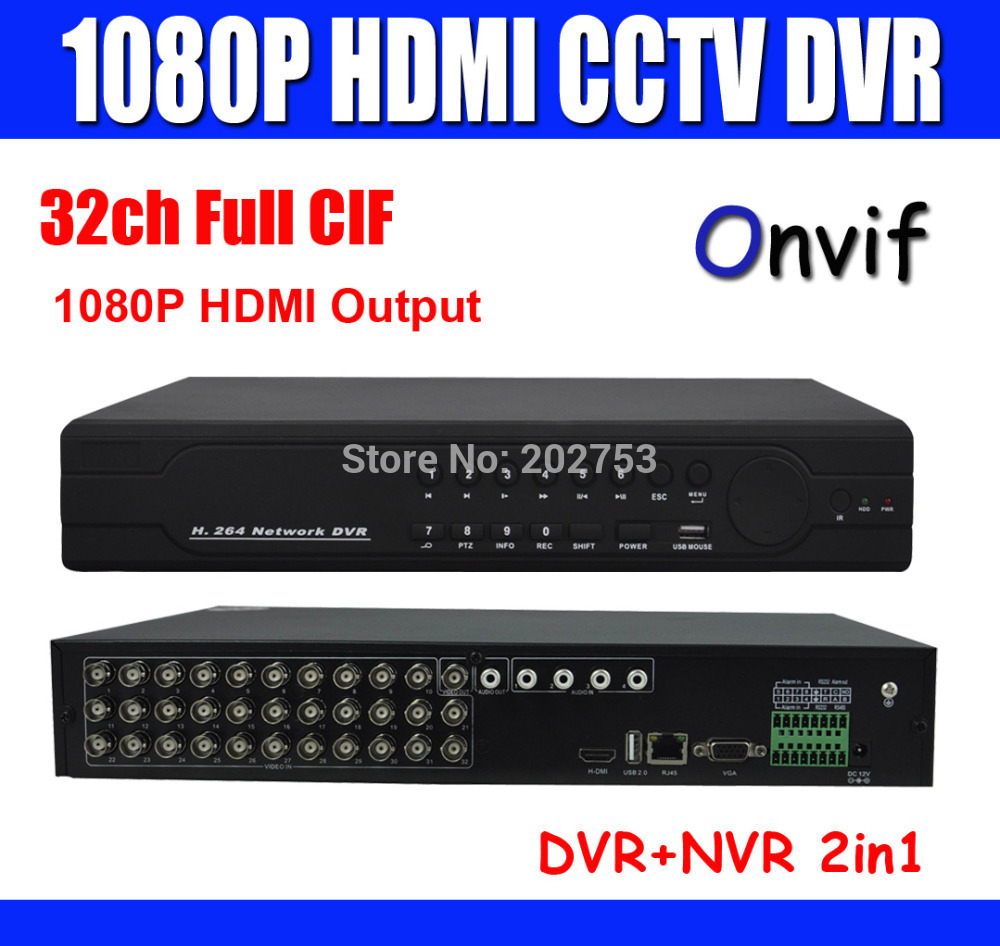 Купить HDMI 16-канальный полный 960h cctv dvr рекордер full d1 dvr ...