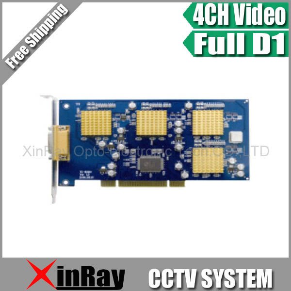 Купить 4 канала cctv dvr pci карта видеозахвата реального времени для ...