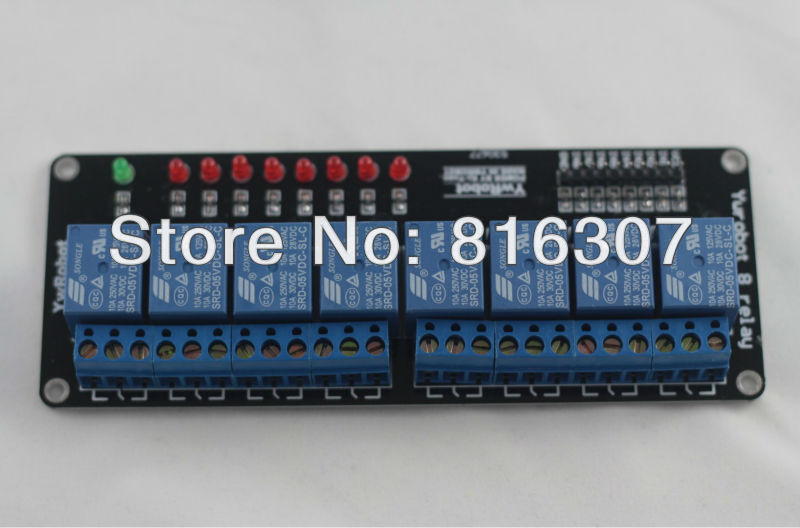 Купить 10pcs Lot новый 5v 8канальной реле модуль Совет для Arduino ПОС