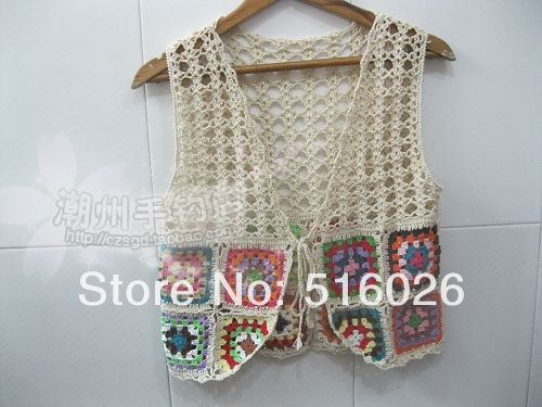 Chaleco sin mangas de ganchillo - Imagui
