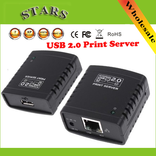 Купить USB2.0 сервера печати lpr ступица адаптер ethernet lan сетевой ...