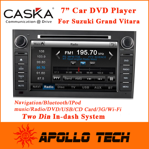 Купить 7-дюймовый caska dvd плеер для Сузуки Гранд Витара с аудио ...