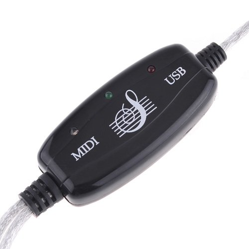 Купить 2 м usb midi-кабель преобразователя для pc музыка клавиатуры ...