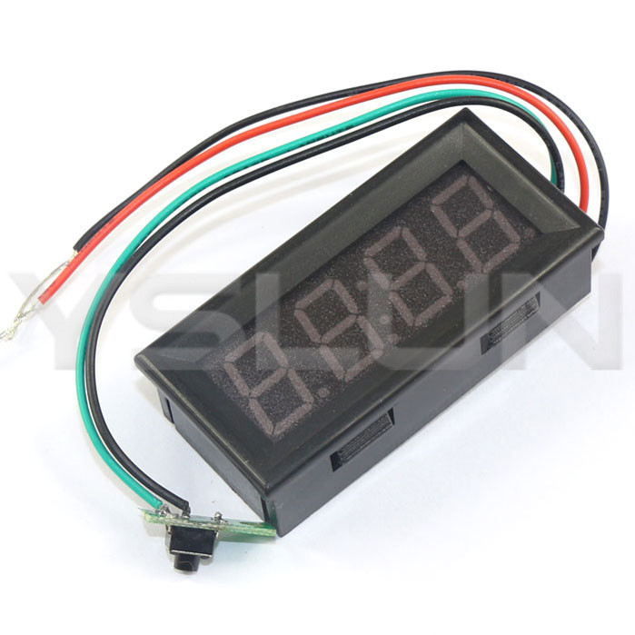 Купить 20 шт dc 12v 24v цифровой будильник 0,56 «синий светодиод время ...