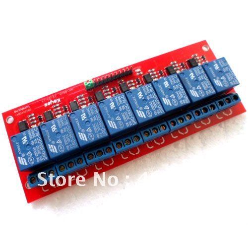 Купить 8 канальный модуль релейного 5v с оптрона для Arduino Pic Arm