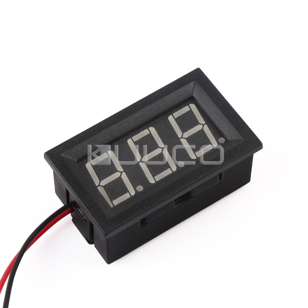 Купить Мини-цифровой вольтметр постоянного тока 3 ~ 30v зеленый привело ...