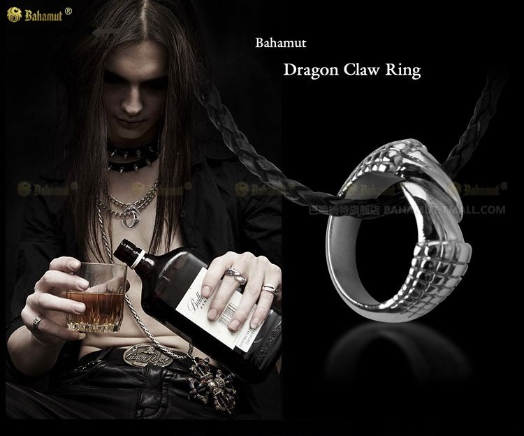 Купить дракона хвост dragon talon титана стальное кольцо Кулон с цепи ...
