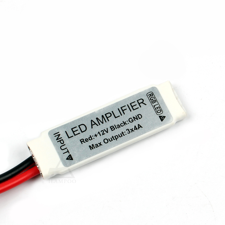 Купить Мини 2шт/много привел усилитель для rgb полосы огни dc12v 12А ...