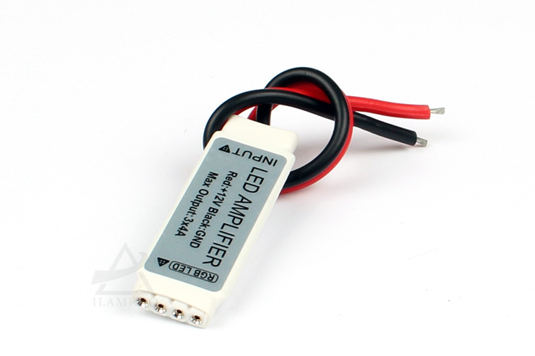 Купить Мини 2шт/много привел усилитель для rgb полосы огни dc12v 12А ...